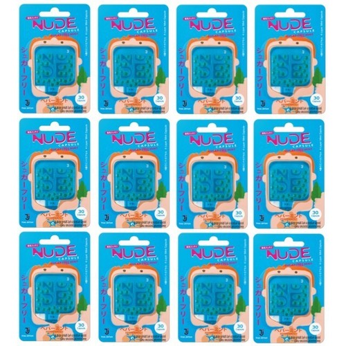 12X Jintan Nude Capsule Sugar Free Fresh Breath Mint Japan Peppermint ...