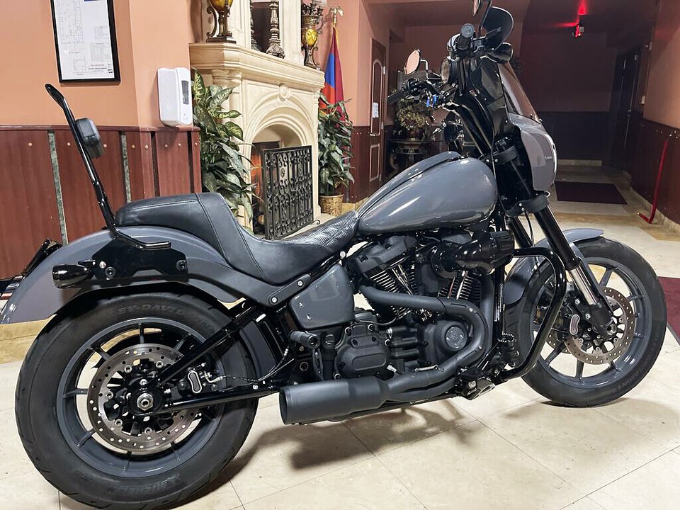 Detach Tall Backrest Sissy Bar For Harley Low Rider ST FXLRST Low Rider ...