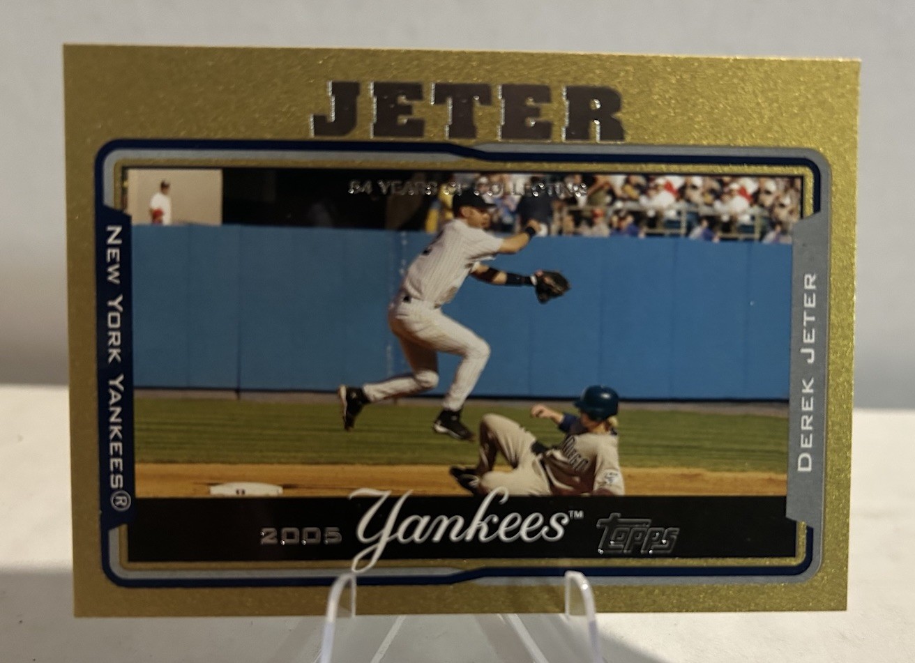 2005 Topps Derek Jeter Gold /2005 #600 Yankees | eBay