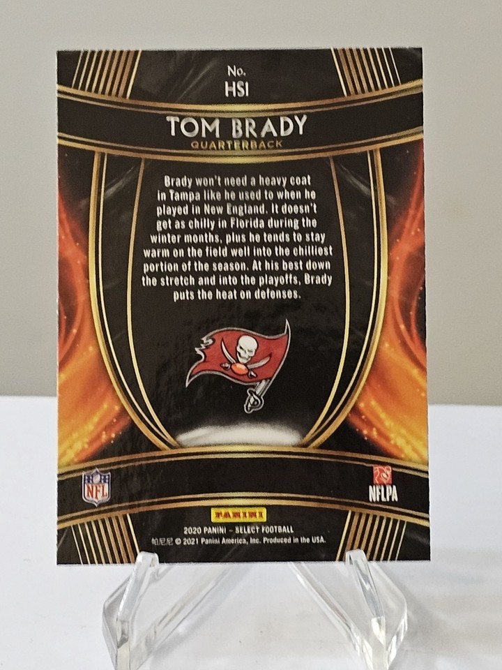 2020 Panini Select Tom Brady Hot Stars Insert Card # HS1 | eBay