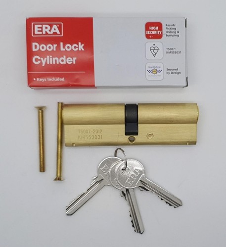 Era UPVC Door Lock Cylinder Brass 50/50 100mm High Security BS 1 Star ...