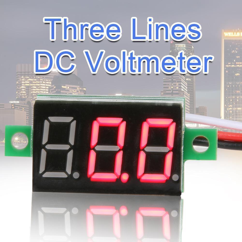 0.36inch LED Digital Voltmeter DC0-100V Three Line Volt Meter | eBay