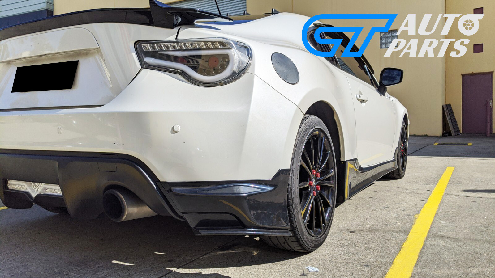 TRD Style Rear Lips pod Bumper lip for 12-16 TOYOTA 86 SUBARU BRZ ZN6 ...