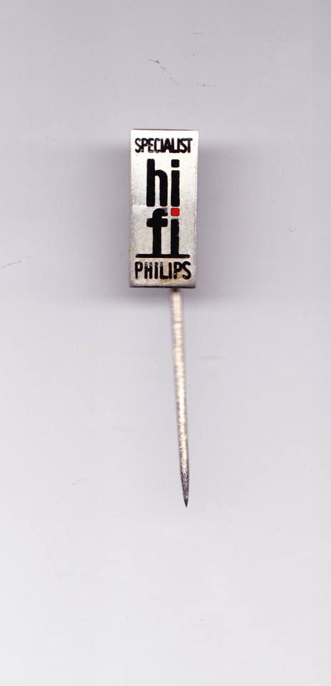 Vintage PHILIPS RADIO TELEVISION LOGO stick pin badge brooch 1960s ...