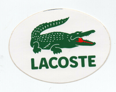 ADESIVO LACOSTE DIMENSIONI 9X7 | eBay