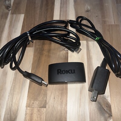 1G Roku Model 3930X Streaming Media Device w/Power Supply & HDMI Cable ...