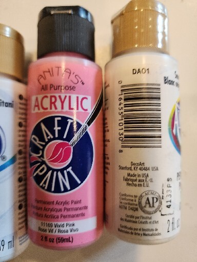 DecoArt Americana Acrylic Paint 59ml 2oz Mixed AND ANITAS All Purpose ...