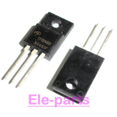 5 PCS AOTF10N60 TO-220F TF 10N60 TF10N60 600V, 10A N-Channel MOSFET ...