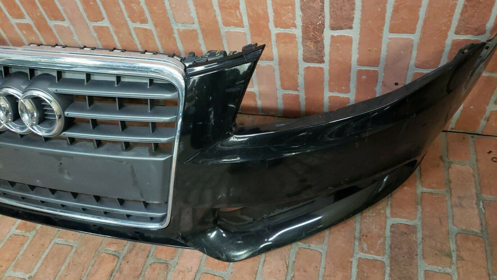 Audi A4 B8 2009–2012 Front Bumper Cover with Center Grille OEM 8K0 807 ...