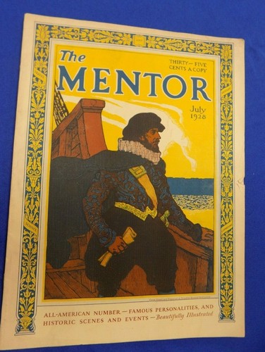 June 1928 Magazine "The Mentor" Historic Scenes & Events | eBay