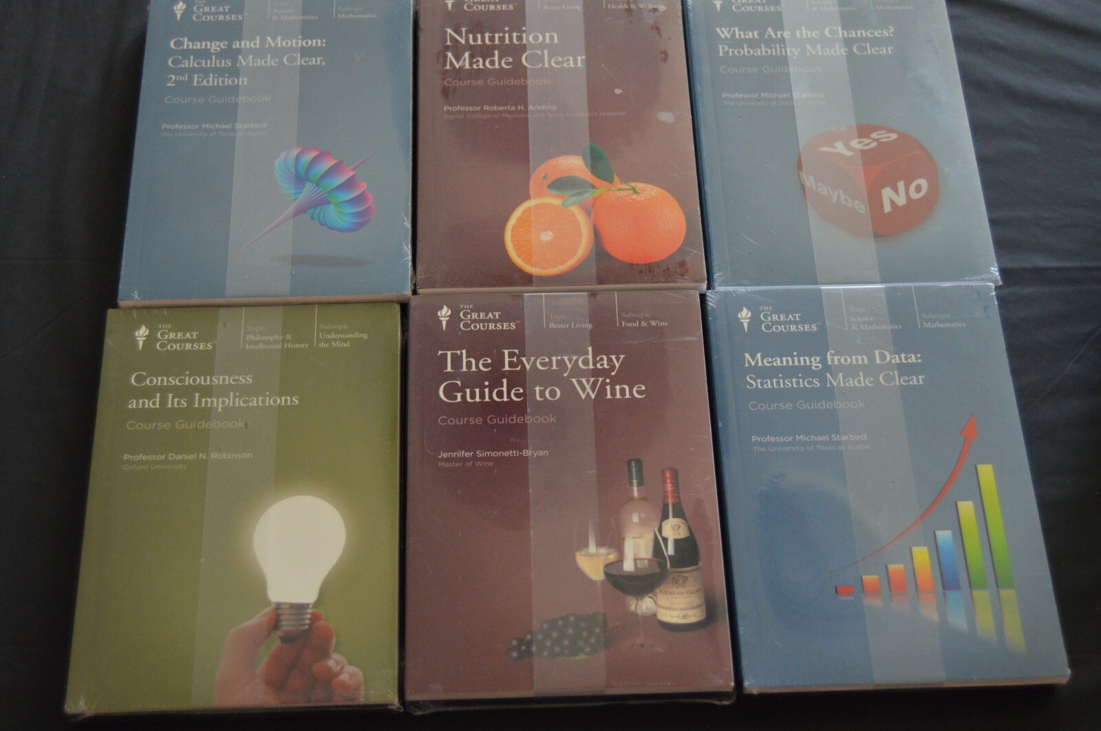 Lot of 6 Brand New Sealed The Great Courses Guidebooks & DVD Sets NEW ...