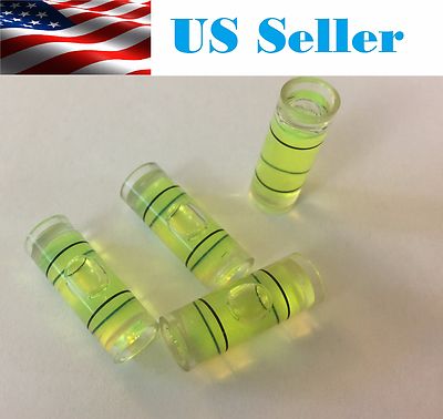 4 PCs Acrylic Tube Bubble Spirit Level Vial Measuring Instrument D 8mm ...