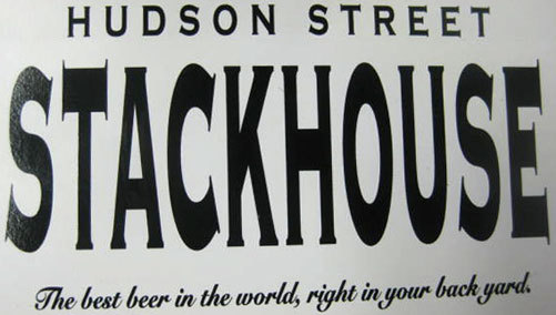 HUDSON STREET STACKHOUSE large Beer STICKER, Label, Baltimore, MARYLAND ...