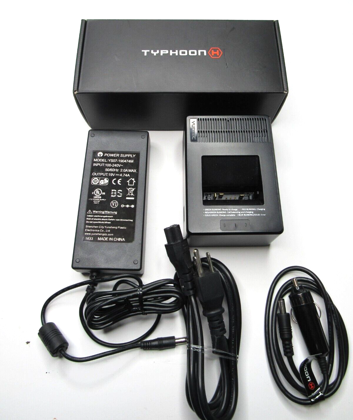 Yuneec Typhoon H Battery Charger SC4000-4 & AC Adapter - OEM | eBay