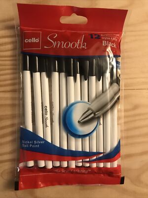 cello smooth ballpoint pens black | eBay