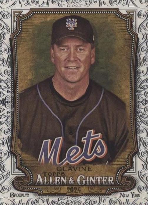 2024 Topps Allen & Ginter - Short Print Tom Glavine #335 Foil Filagree ...