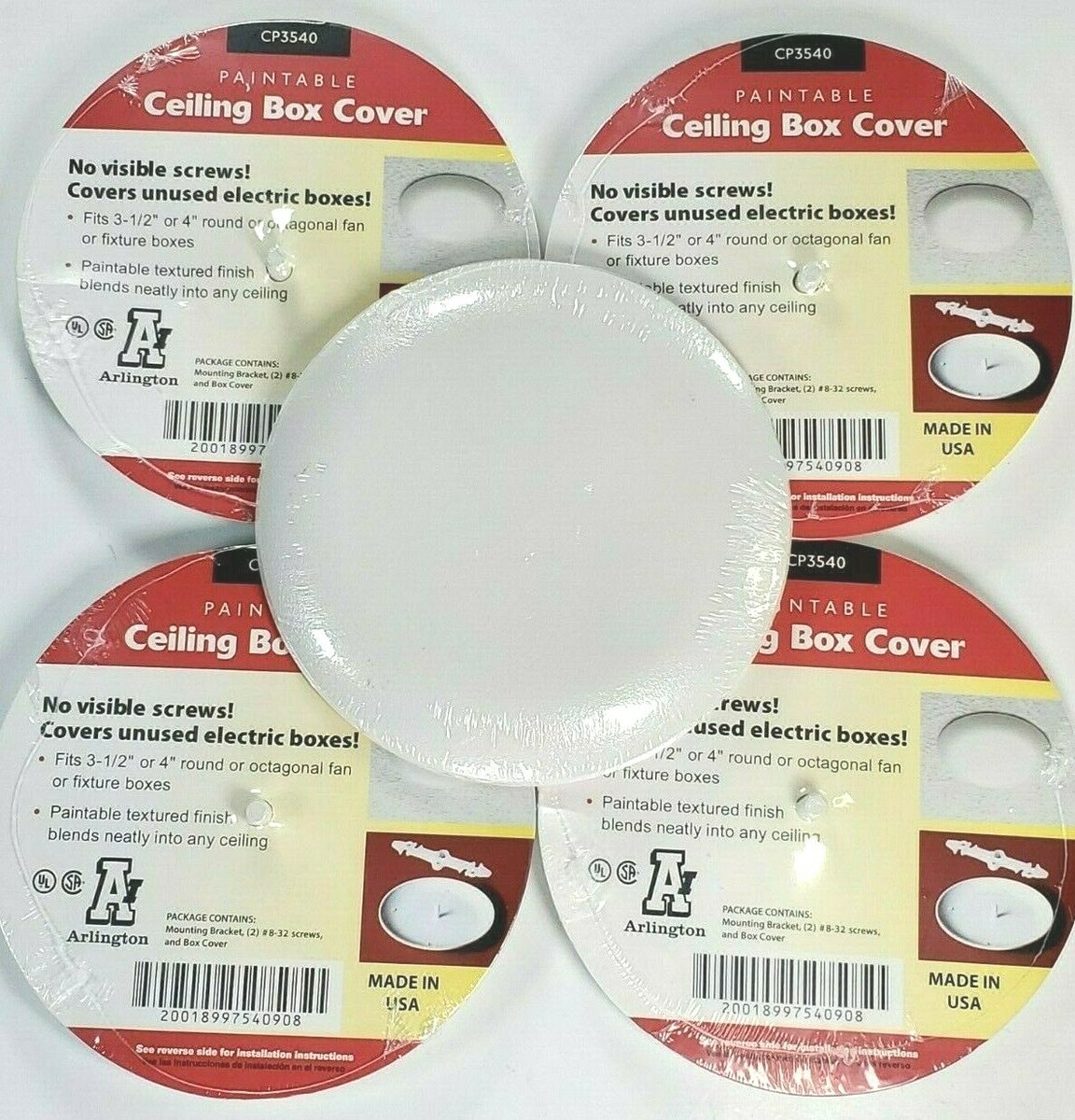 Arlington Ceiling Box Weight Limits Arlington FLBR101BL Rectangle