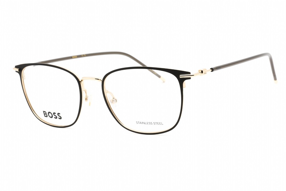 HUGO BOSS 1431 02M2 00 Eyeglasses Black Gold Frame 52mm | eBay