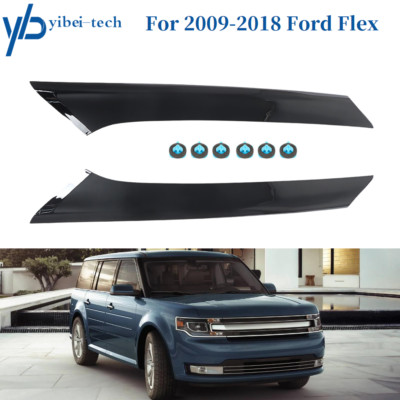 For 09 2010-2018 Ford Flex Windshield-Out Pillar Molding Black Panel ...