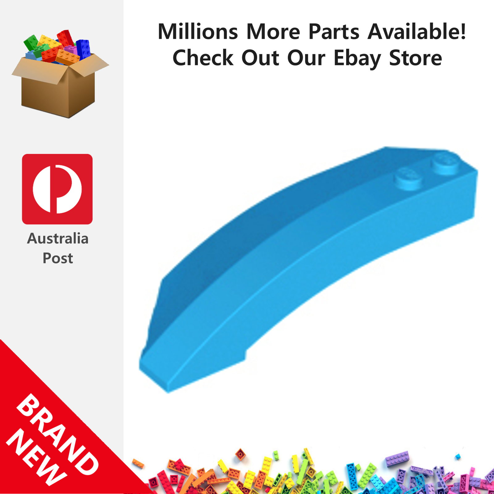 Genuine LEGO™ - Wedge 8 x 3 x 2 Open Right - 41749 42019 New Parts | eBay