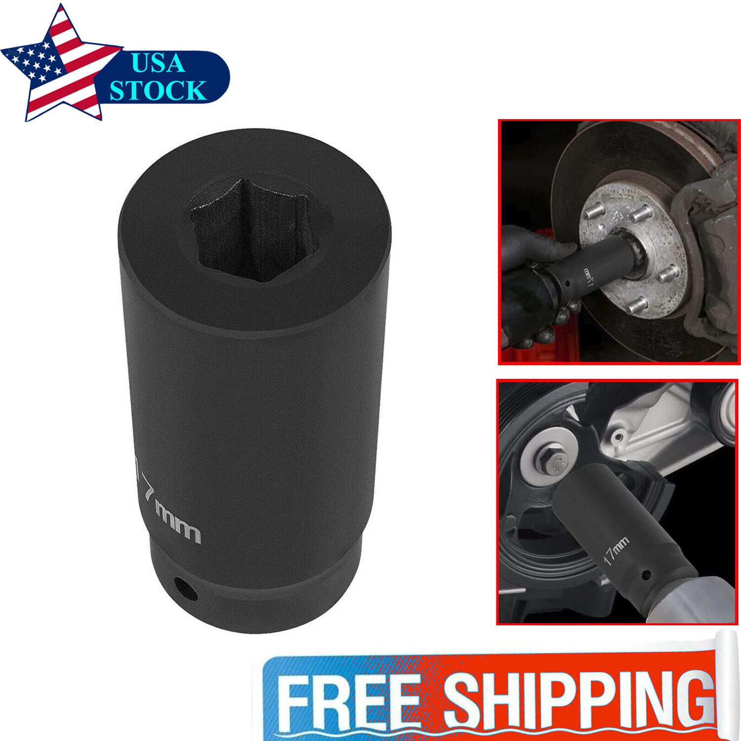 77060 17mm Harmonic Balancer Socket For Honda Engines Balancer Socket ...