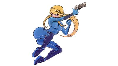 Anime samus aran GAME bodysuit gun metroid Playmat Gaming Mat Desk | eBay