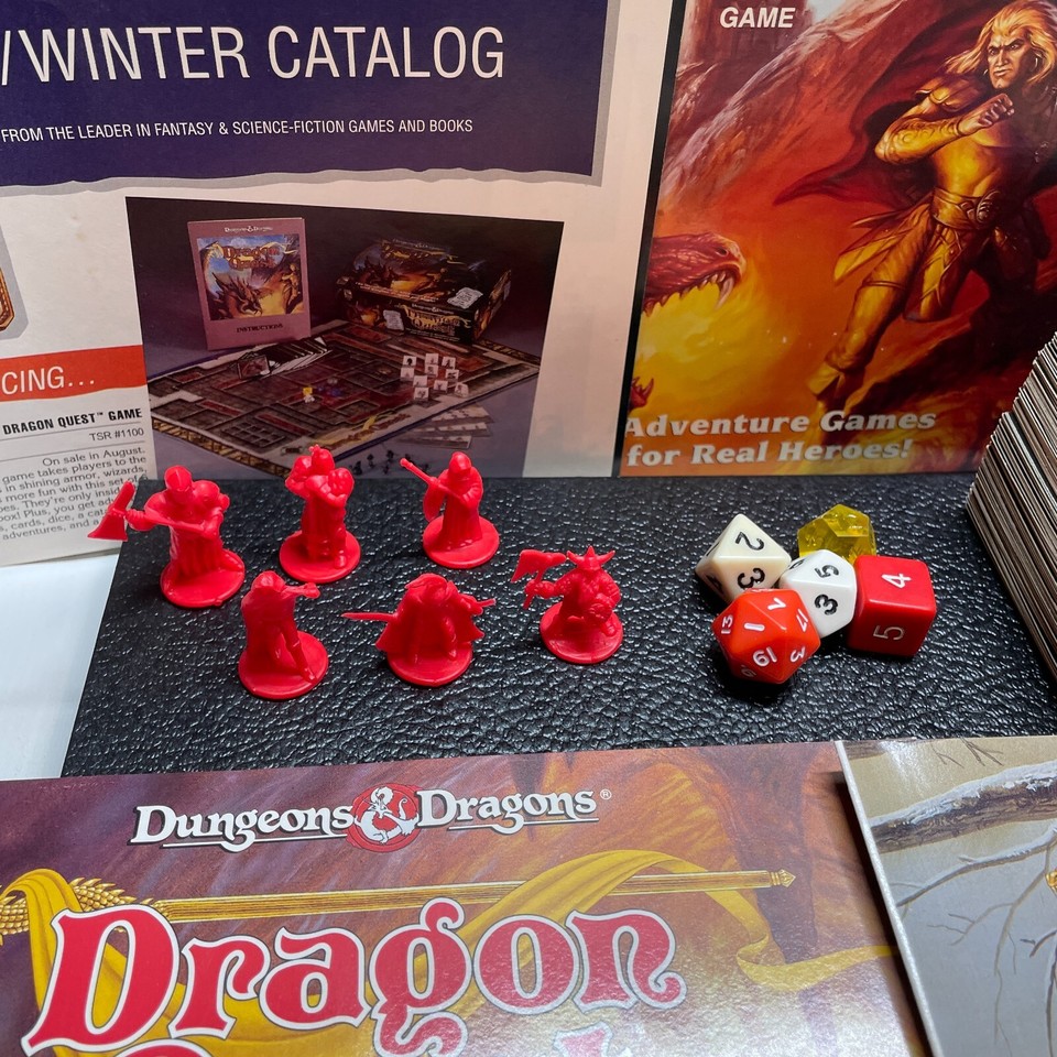 Dungeons & Dragons Dragon Quest Board Game TSR 1100 D&D 1992 . | eBay