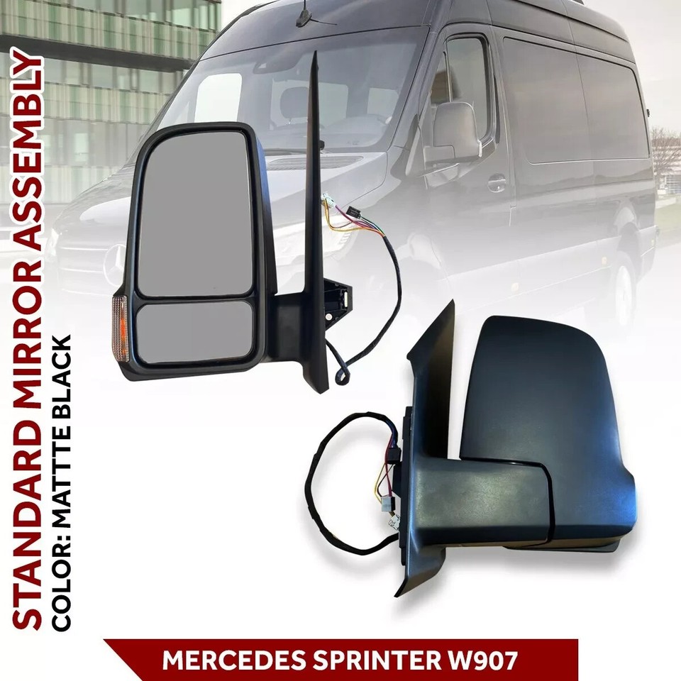 Mirror Mercedes Sprinter Side Mirror Short Arm Manual Fold Left 2019 ...