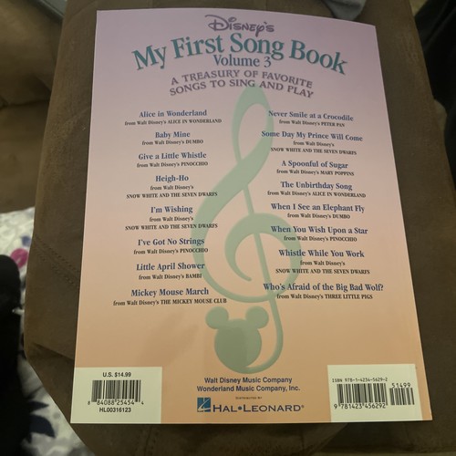 Disney’s My First Songbook - Volume 3 Vol. 3 : A Treasury of Favorite ...