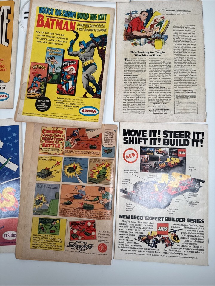 Lot Of Vintage Comic Books 1960s & 70s Up. Marvel & DC | eBay