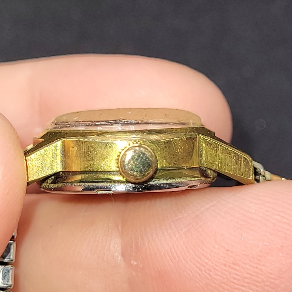 Elgin Gold Tone Wrist Watch for Women, Working Wind Up,second Sweep ...