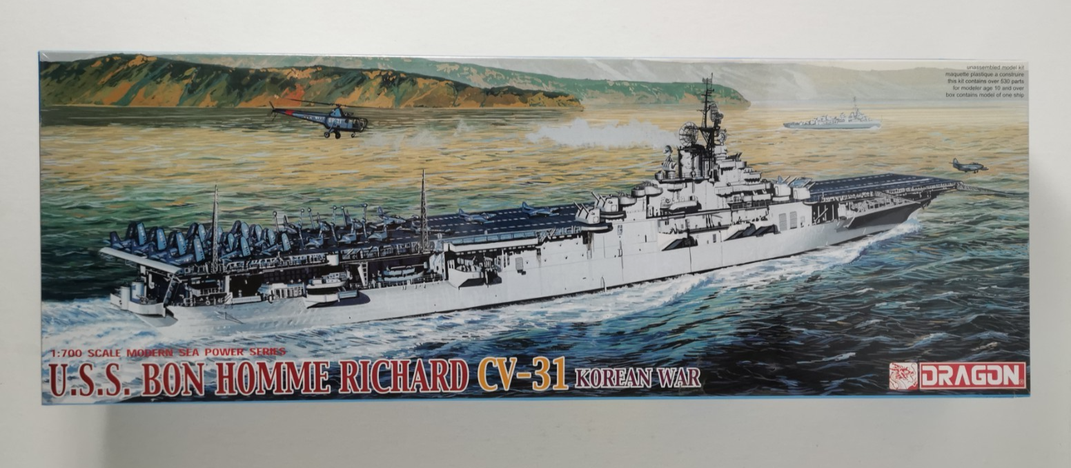 Dragon 7063 1:700 USS Bon Homme Richard CV-31 Model Kit Factory Sealed ...