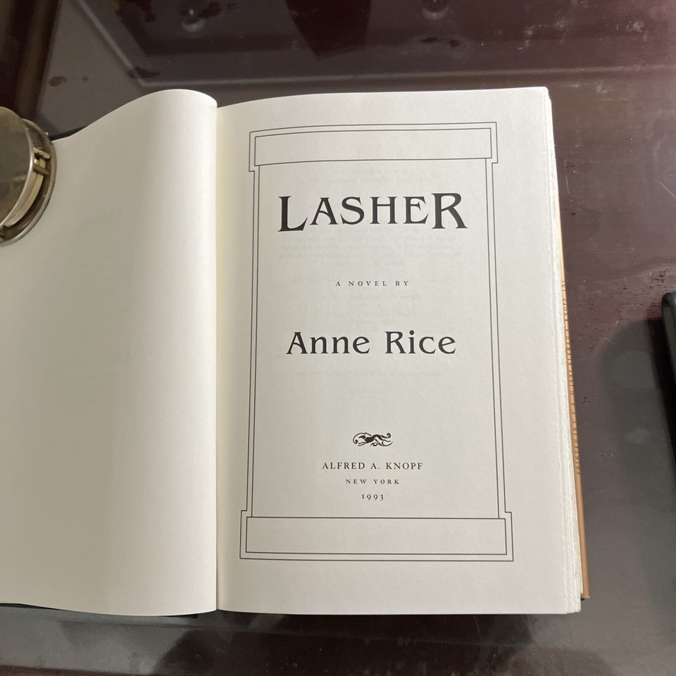 Lasher by Anne Rice, NEW First Edition Hardcover, FREE SHIP ...