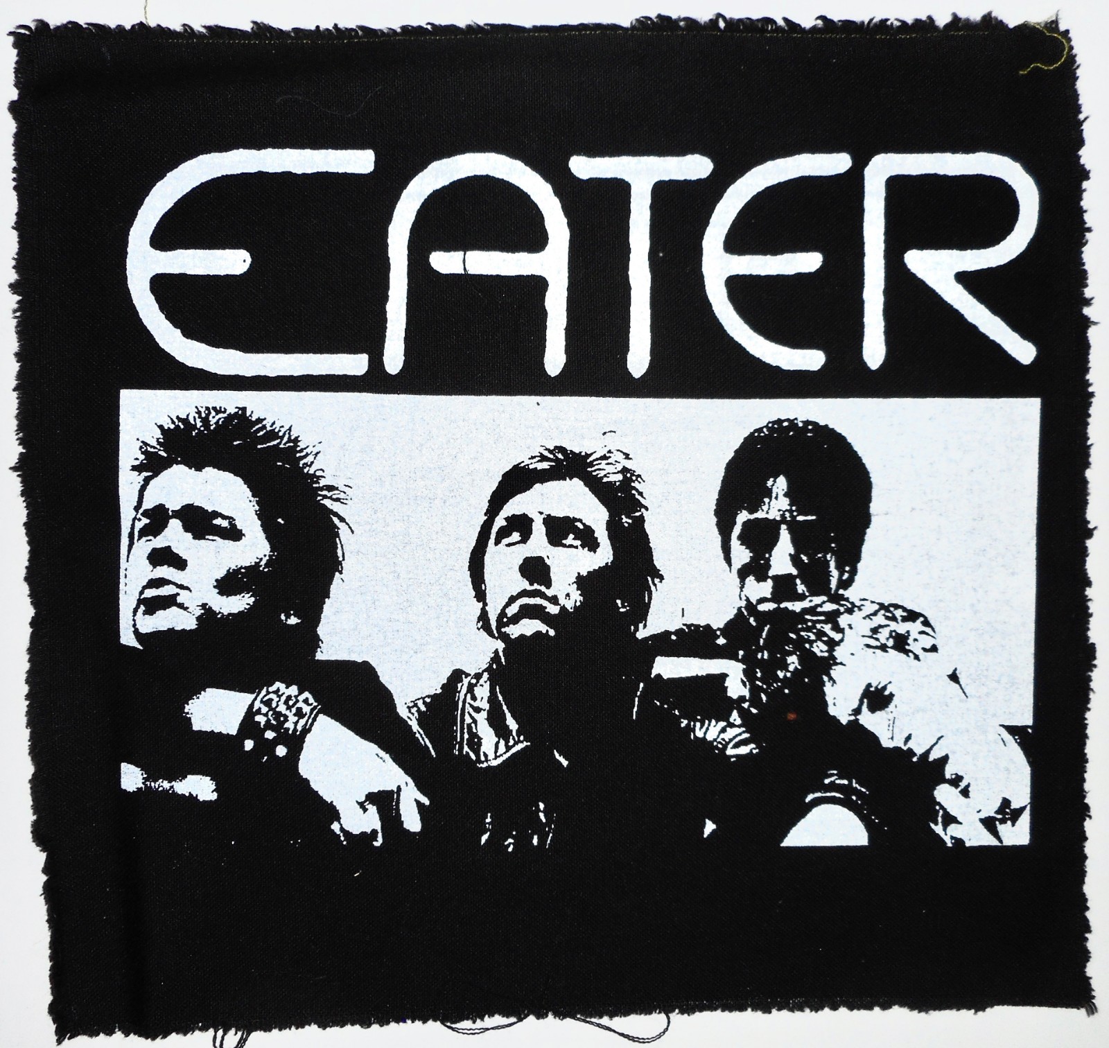 EATER - Band Photo - 1 Col. Backpatch - 13x13" (New / Black Fabric) | eBay