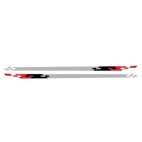 Universal Car Sticker Three Colors Style Racing Car Body Side Decal ...
