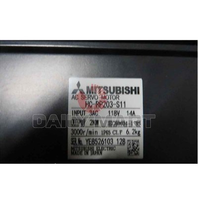 New in Box Mitsubishi HC-RP203-S11 2kW Servo Motor, Programmable Logic ...