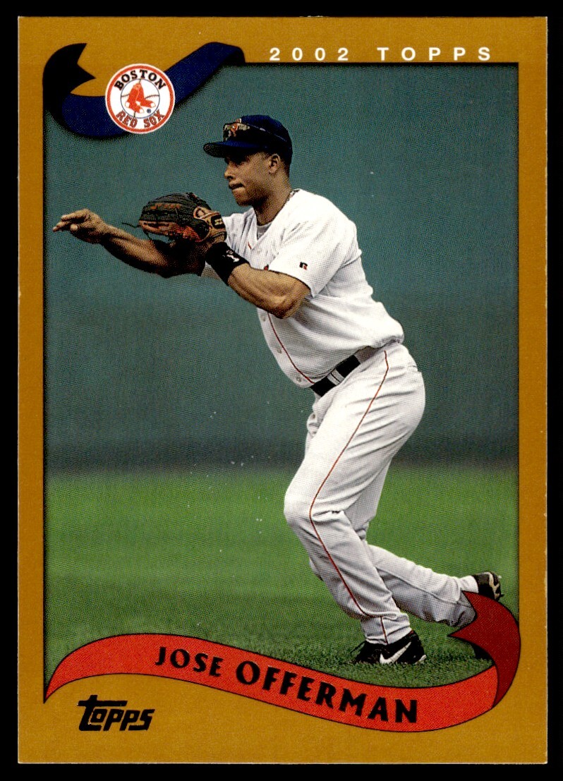 2002 Topps Baseball Card Jose Offerman Boston Red Sox #624 | eBay