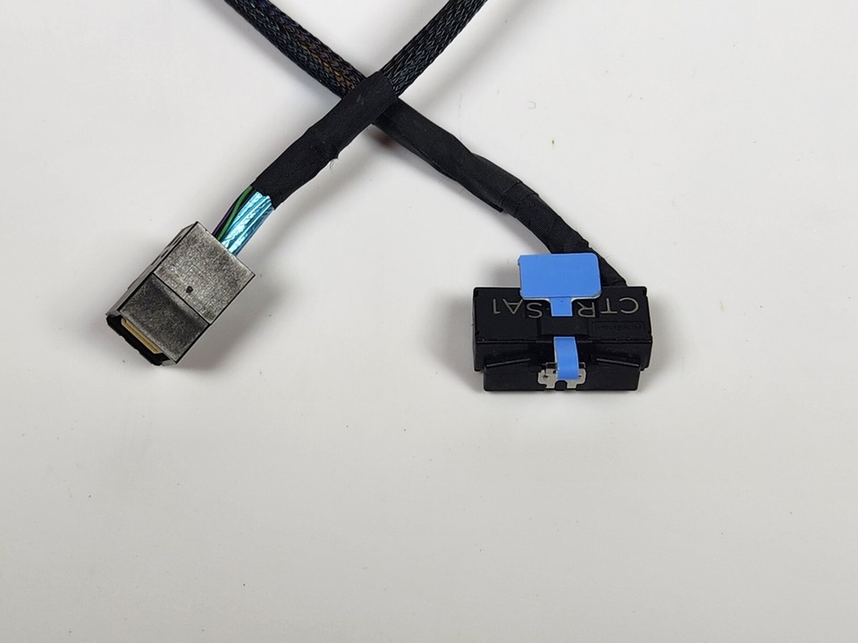 Dell PowerEdge R440 SAS Cable 4x 3.5 Backplane to PCIe PERC H350 H750 ...