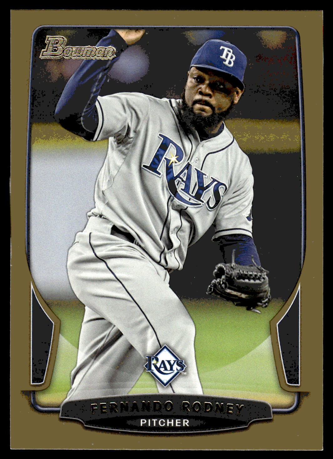 2013 Bowman Gold Fernando Rodney #164 Tampa Bay Rays 22E | eBay