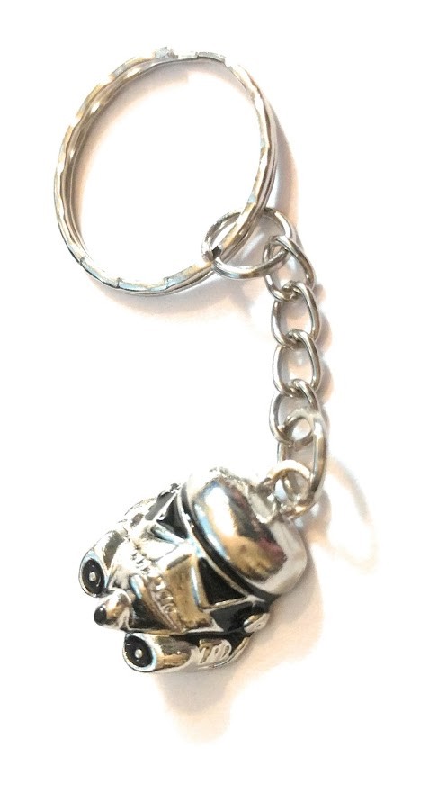 STAR WARS STORMTROOPER Helmet Figurine metal replica keychain Key chain ...