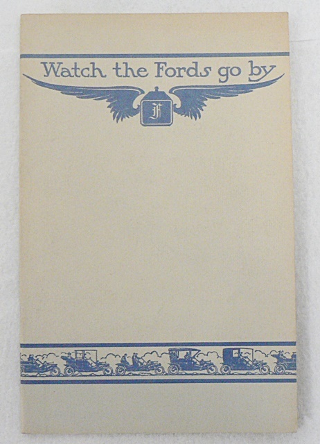FORD MOTOR COMPANY WATCH THE FORDS GO BY REPRINT BOOK | eBay