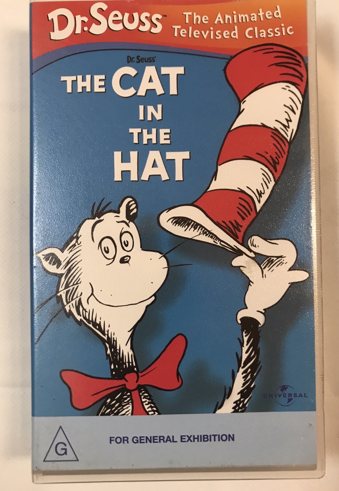 Dr Seuss The Cat in the Hat VHS Cassette Tape Vintage Video Children's ...