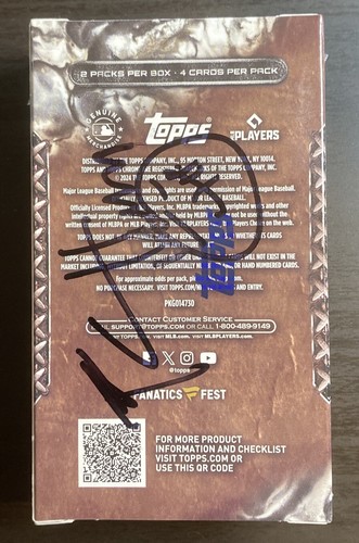 2024 FANATICS FEST TOPPS CHROME COSMIC X CACTUS JACK TRAVIS SCOTT AUTO ...