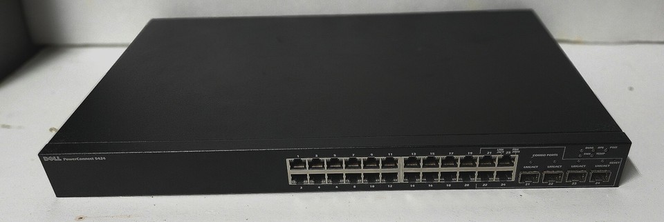 Dell PowerConnect 5424 24 Port Gigabit Ethernet Switch 4SFP M023F | eBay