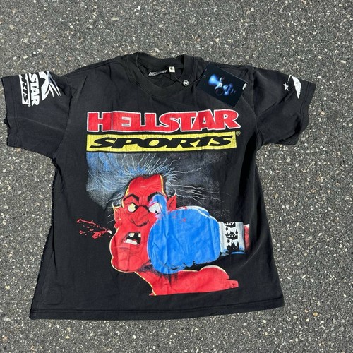 Hellstar "Knock Out" Bigger Than Satan T-Shirt | eBay