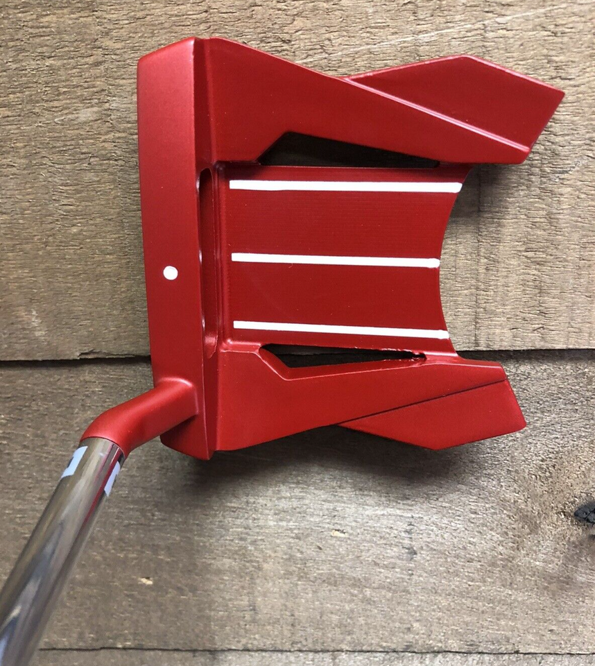 DEMO RH Mens Rife Golf RED Roll Groove RG7 Mallet Putter 32 Inches 5294 ...