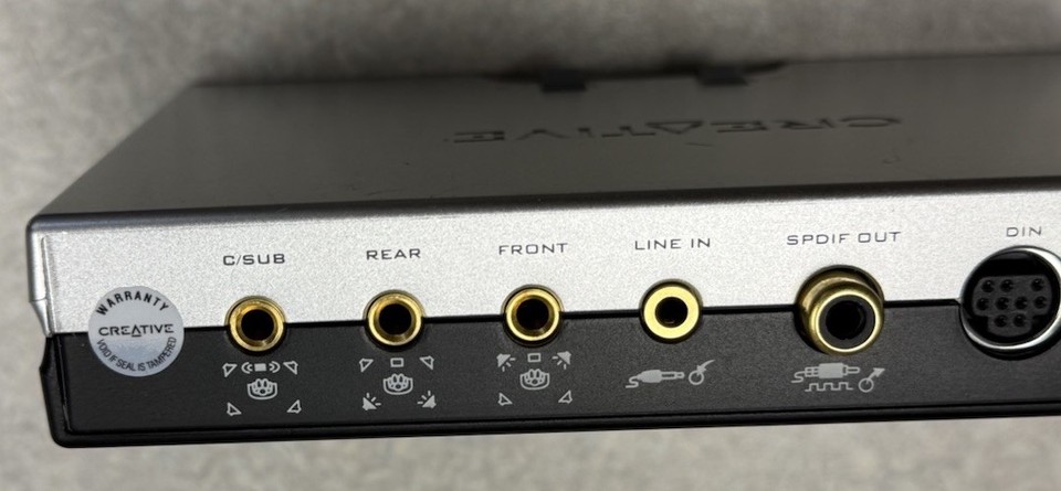 Creative Labs Live 24-bit External Sound Blaster Model SB0490 Silver ...