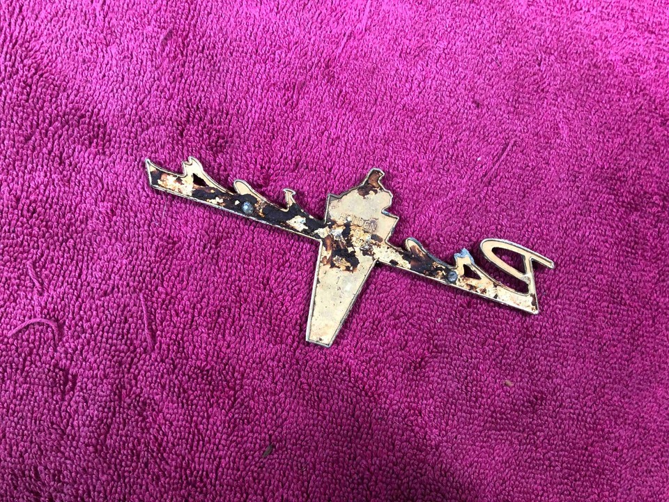 1962-64 HOLDEN EJ EH PREMIER Name Badge Front Guard | eBay Australia