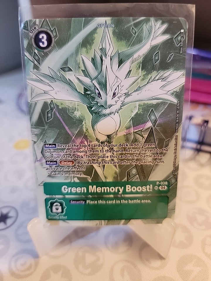 Digimon Yellow and Green Memory Boost SR Set Digital Monster | eBay