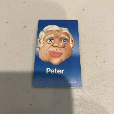 Blue Replacement Face Card for Guess Who 1987 Version Game Peter | eBay